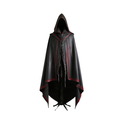 Medieval Hooded Leather Cloaks | Leather Trench Coats – Rizwards Leather