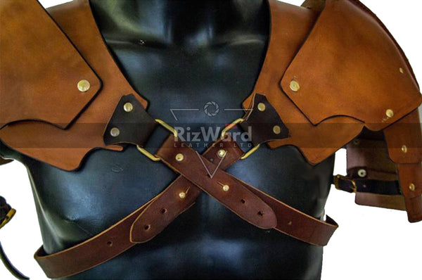 Shoulder Armour/Pauldrons for Steampunk with Adjustable Buckle ...