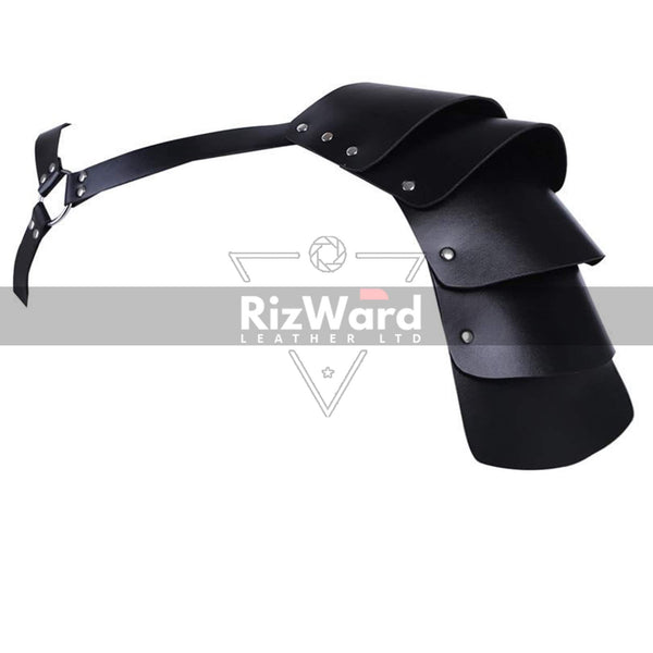 Viking Leather Shoulder Armor Pauldron Cosplay Steampunk – Rizwards Leather