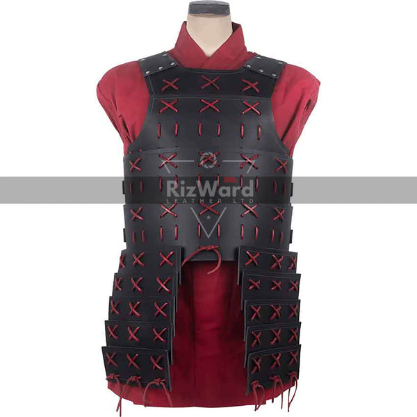 Steampunk Leather Samurai Armor Leather Shoulder with Buckle – Rizwards ...